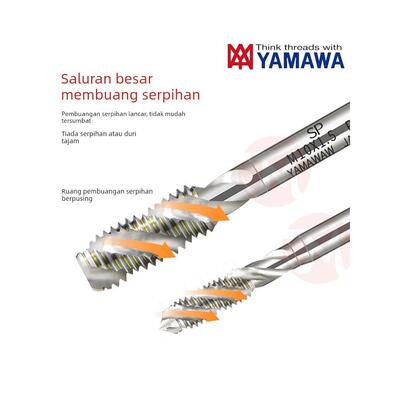 YAMAWA 钛合金镍合金螺旋丝锥先端丝锥机用丝攻ZET-B/ZEN-P