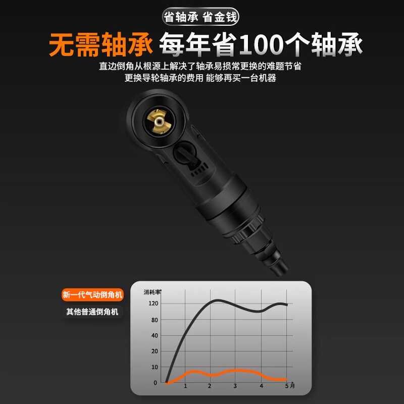 迷你手持式气动封边机木工倒角机金属打磨去毛刺修边机圆弧倒角机