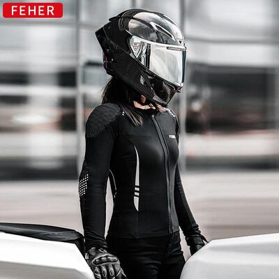 FEHER摩托车软甲骑行服男女夏季机车透气轻薄舒适高弹力防护甲衣