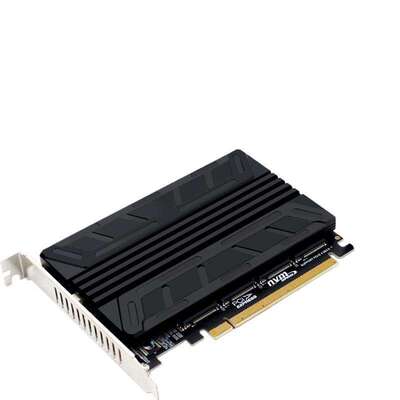 NVME M.2 MKEY SSD RAID PCIEX16阵列扩展转接卡主板PCIE拆分卡