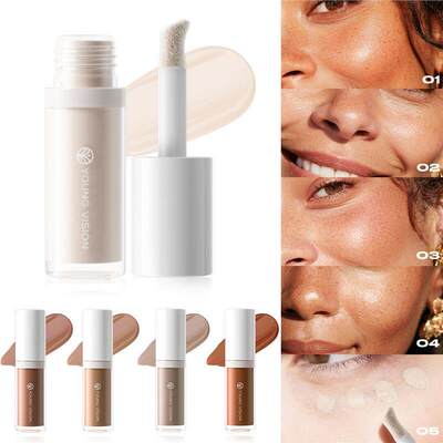 4 Colors Liquid Contour 马蹄刷头立体鼻影修容液