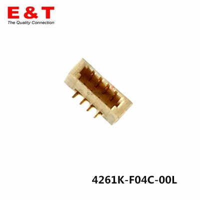 ENTERY恩得利4261K-H04C-00L连接器 SUR0.8 4P刺破立贴镀金插座