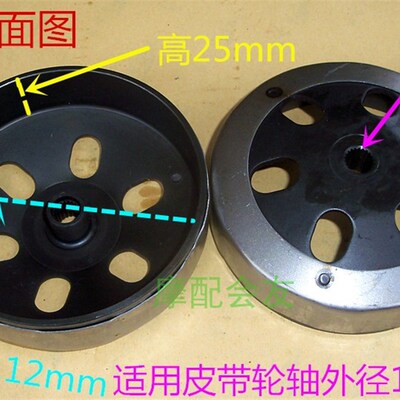 WH100T-A-H/GCC喜悦优悦SCR100小公主后离合皮带轮后传动轮盖
