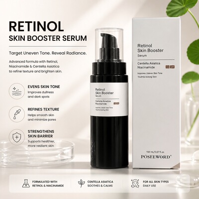 跨境爆品视黄醇精华液Retinal Skin Booster Serum润肤精华液补水