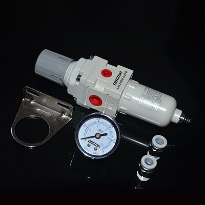 白色smc型防爆型调压过滤器AW2000-02FB金属壳气源处理器氮封单联