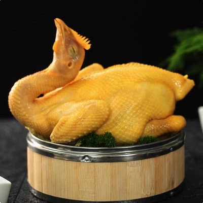 【大姚推荐】盐焗鸡广东正宗卤味熟食即食盐焗鸡整只2斤左右