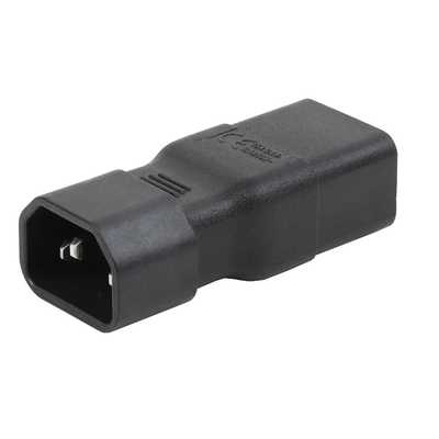 WA-0089 C14转C19电源转换头,C19转C14 转接头品字公转16A品字