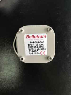 961-081-000美国正品BELLOFRAM T-1000电气比例阀 30PSI转换器