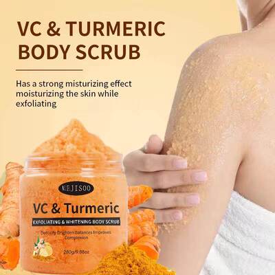 VC & Turmeric Exfoliating & Whitening Body Scrub姜黄磨砂膏