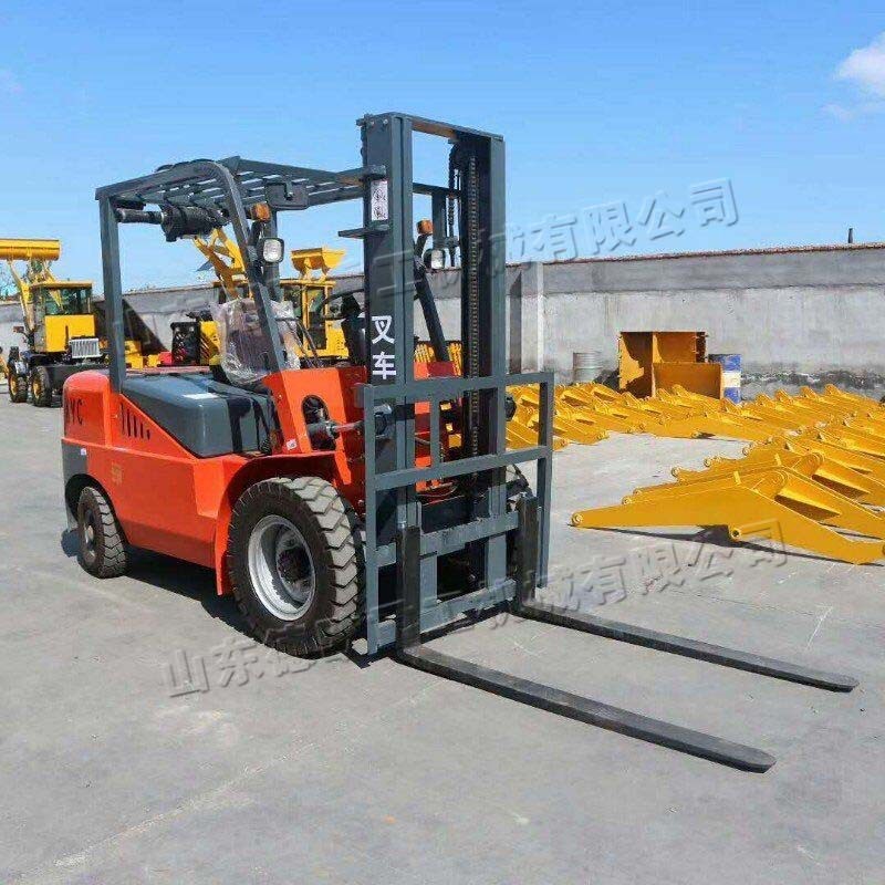座驾式工业搬运叉车 四轮柴油货物搬运自卸车 仓储物件堆垛车
