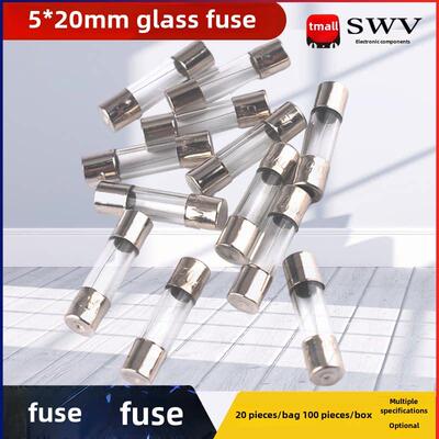保险丝5*20mm玻璃保险管熔断器6x30 250V 0.5A 1A 2A 3A 4A 5A10A