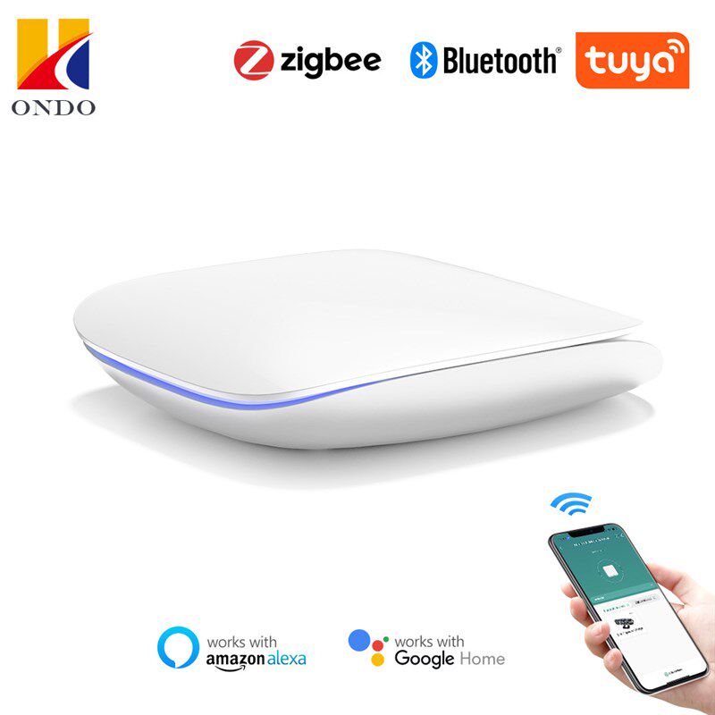 ZigBee+蓝牙双模无线网关智能家居设备联动远程APP控制