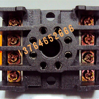 自产自销铜件继电器底座PF085A 用于AH3-3 ST3P DH48S JTX 8圆脚