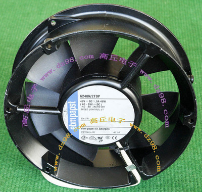 EBMPAPST 6248N/2TDP 48V 1A 48W 滚珠轴承风扇