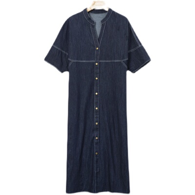 【花花推荐】时尚设计新款百搭牛仔连衣裙2070-331-8310