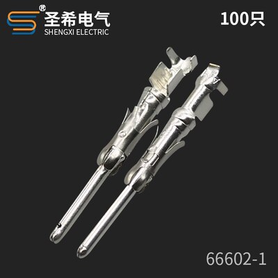 66602-1 CPC圆形插针TE型史密码连接器公头端子压线范围0.8-2mm