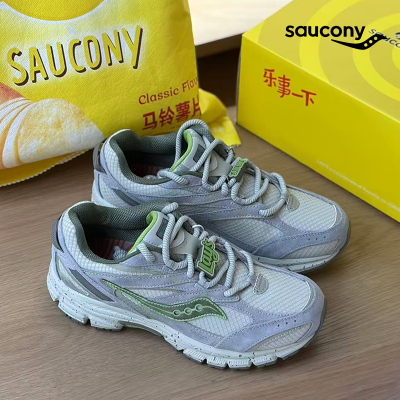 Saucony索康尼COHESION 2K PRM X Lay's联名复古休闲鞋时尚老爹鞋