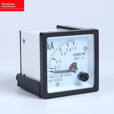 抽屉柜仪表 99T1 交流电流表电压表 30/5 50/5 75/5 10kv/100v