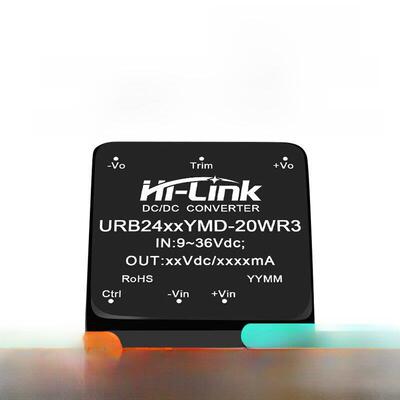 Urb2405Ymd-20Wr3 24V至5V Dc-Dc电源模块隔离稳压稳压模块调节