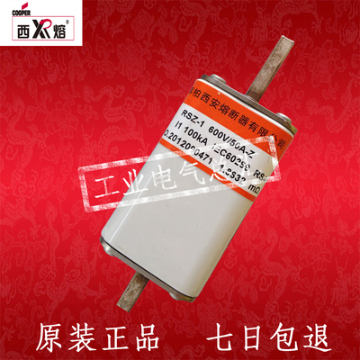 库柏直流熔断器 轨道交通专用 RSZ-1 600V 50A 100A 160A DC600V
