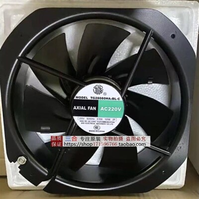 全新 原装九龙TG28080HA2BL-C 28080 220V全金属耐高温散热风扇