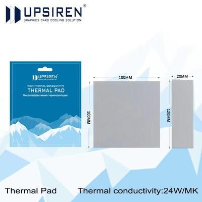 UPSIRN OEM 24(w/mk)导热硅胶垫CPU GPU水冷垫高品质散热器垫