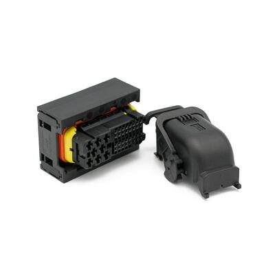 121孔电脑板针座铝壳套装 81+40孔ECU插头1473252-1 1241434-1