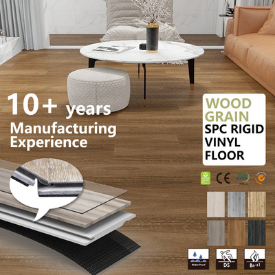 Apartment Waterproof Textured Rigid Luxury Vinyl SPCFlooring