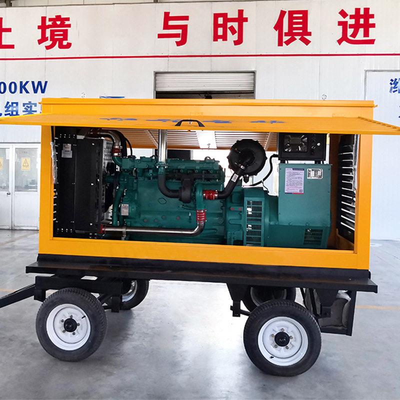 100千瓦防雨棚式移动电站户外施工常用电源潍柴100kw发电机组