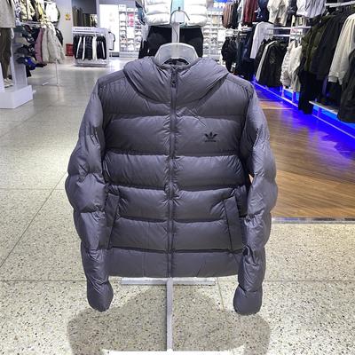 阿迪达斯2025新款男士运动休闲保暖防风棉服男款秋冬季棉衣JX4122