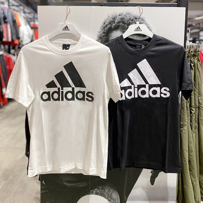 Adidas阿迪达斯男短袖时尚T恤男运动体恤休闲圆领透气酷GU4291