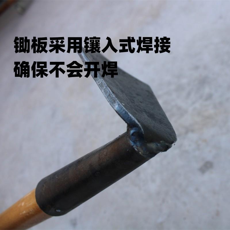 镐头新款刨沟尖镐锰钢道轨钢农用工具手工锻打加厚三角锄开沟其他