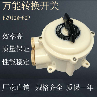 气密式组合开关转换开关HZ910M-60P/2 60/3 HZ910M-60P/ HZ10M-60