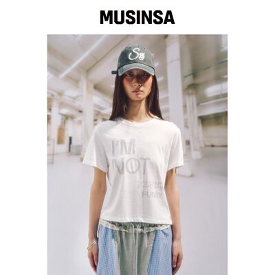 SOMSOC PUNKY SLOGAN 短款上衣_白色韩国官网直邮进口MUSINSA