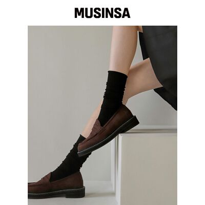 SAPPUN LARQ 圆头便士乐福鞋 (3cm) MUSINSA韩国直邮官方正品