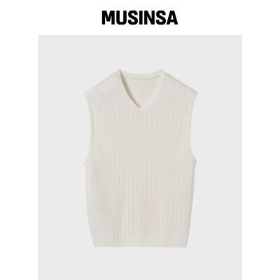 NONBLANK 打孔针织背心_CREAM MUSINSA韩国直邮官方正品