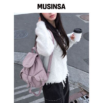 LOTSYOU 怀旧软背包 粉色 MUSINSA韩国官网直邮进口