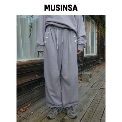 SIWL107 钩编运动裤（静音紫） MUSINSA韩国官网直邮进口