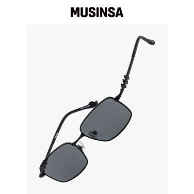 RECLOW 不锈钢太阳眼镜黑色墨镜简约MUSINSA韩国官网直邮进口