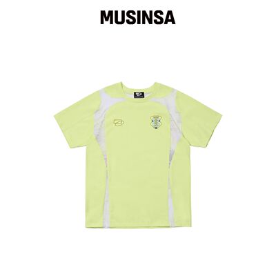 WELLBEING EXPRESS 宽松版型制服短袖青柠色 MUS韩国官网直邮进口