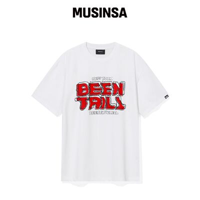 BEENTRILL BNY 复古LOGO T恤（白色） MUSINSA韩国官网直邮进口