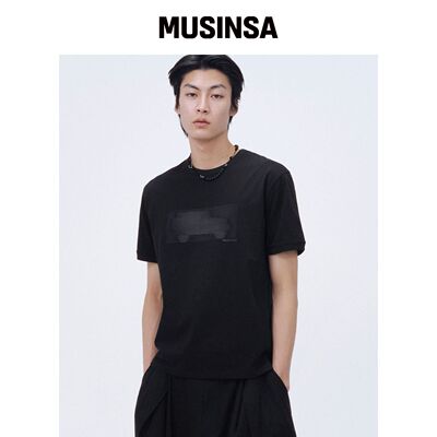 MISEKISEOUL MEN 汽车铃铛短袖T恤 黑色 MUSINSA韩国官网直邮进口