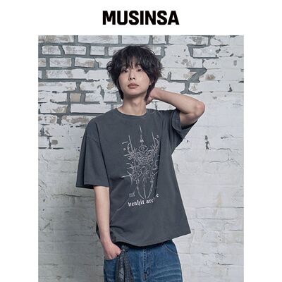 VENHIT Sigil 拼色短袖T恤 MUSINSA韩国直邮官方正品
