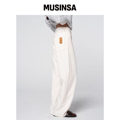 320SHOWROOM 四向拉伸舒适西装裤 象牙色 MUSINS韩国官网直邮进口