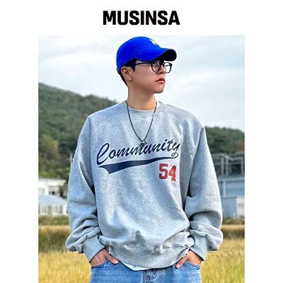 THEMILE COMMUNITY 54 卫衣 [灰色] MUSINSA韩国直邮官方正品