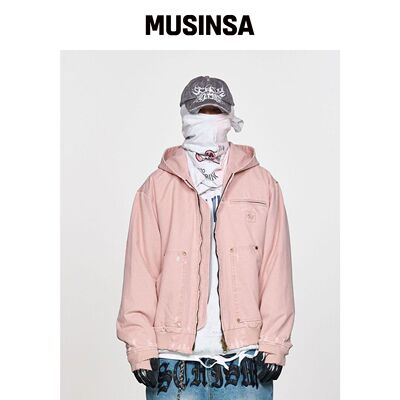 SCHISM INDUCING 粉色老化工作夹克 MUSINSA韩国官网直邮进口
