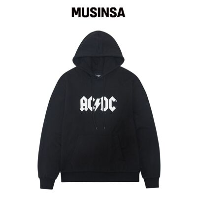 BRAVADO ACDC LOGO 连帽卫衣 BK (BRENT2216) MU韩国官网直邮进口