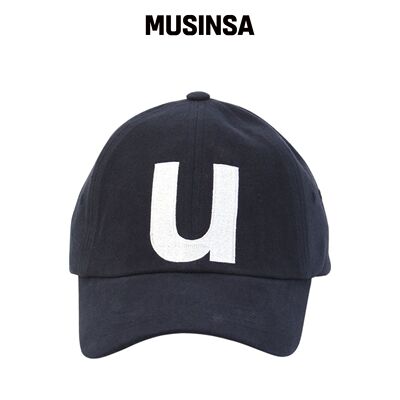 UNIVERSAL CHEMISTRY Bold U Navy Ballcap 洗水韩国官网直邮进口
