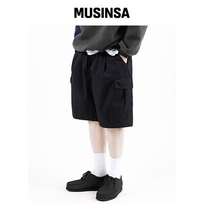 MODERMENT BDU 宽松CARGO短裤 [黑色] MUSINSA韩国官网直邮进口
