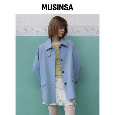 MURMURE LYON 高领风衣_Lyon Trench Coat MUSIN韩国官网直邮进口